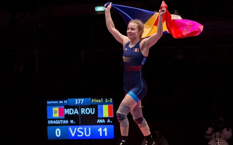 Andreea Ana a cucerit medalia de aur la Campionatele Europene de lupte ...