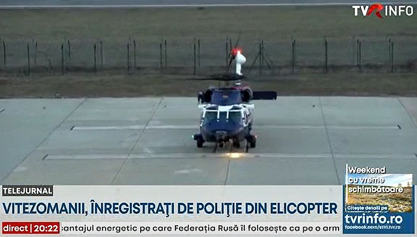 Vitezomanii vor fi înregistrați de poliție din elicopterele Black Hawk ...