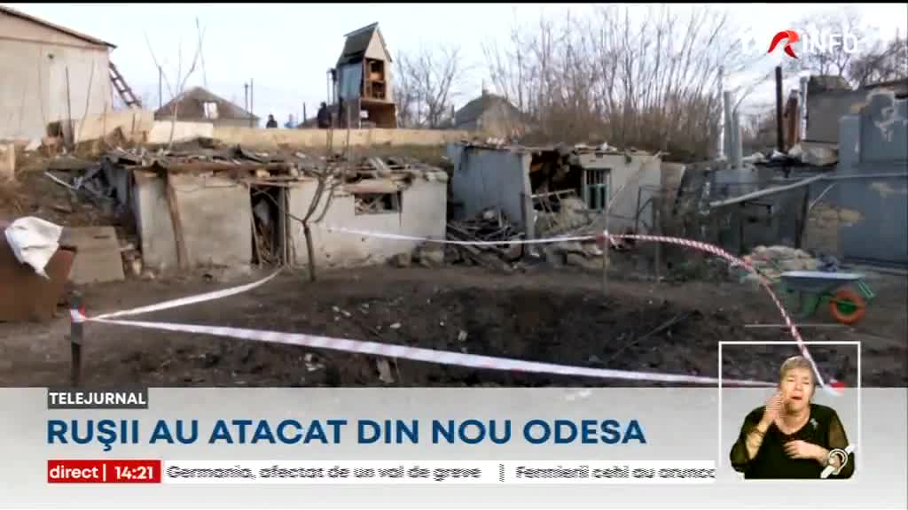 Ruşii au atacat Odesa cu drone. „Dormeam şi am auzit o explozie, era o flacără undeva în ...