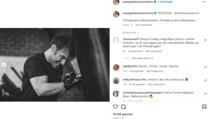 Macron, show de virilitate hollywoodiană. Un cotidian francez îl ...