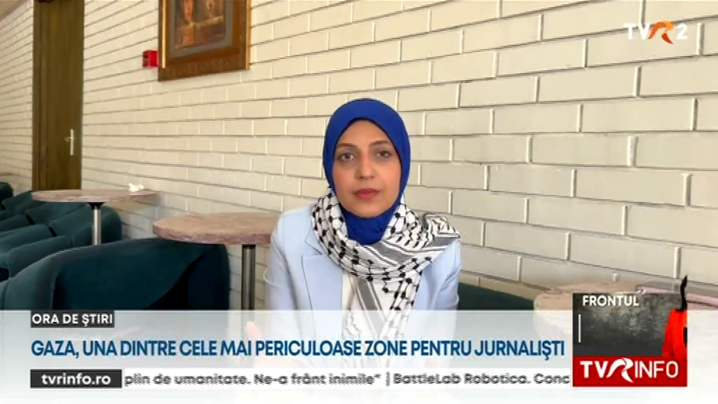 Gaza, una dintre cele mai periculoase zone pentru jurnaliști. Youmna El ...