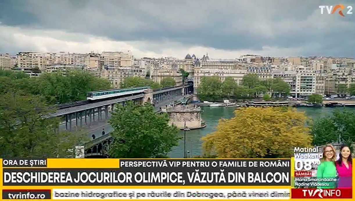 EXCLUSIV Deschiderea Jocurilor Olimpice, văzută din balcon. Perspectivă ...