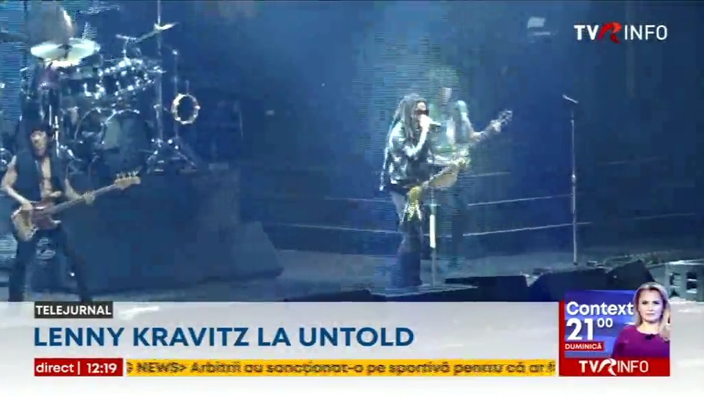 Lenny Kravitz, show de legendă la Untold. Cea mai mare producție din ...