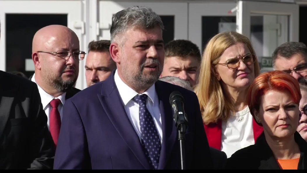 Președintele PSD, Marcel Ciolacu, și-a depus candidatura la alegerile ...