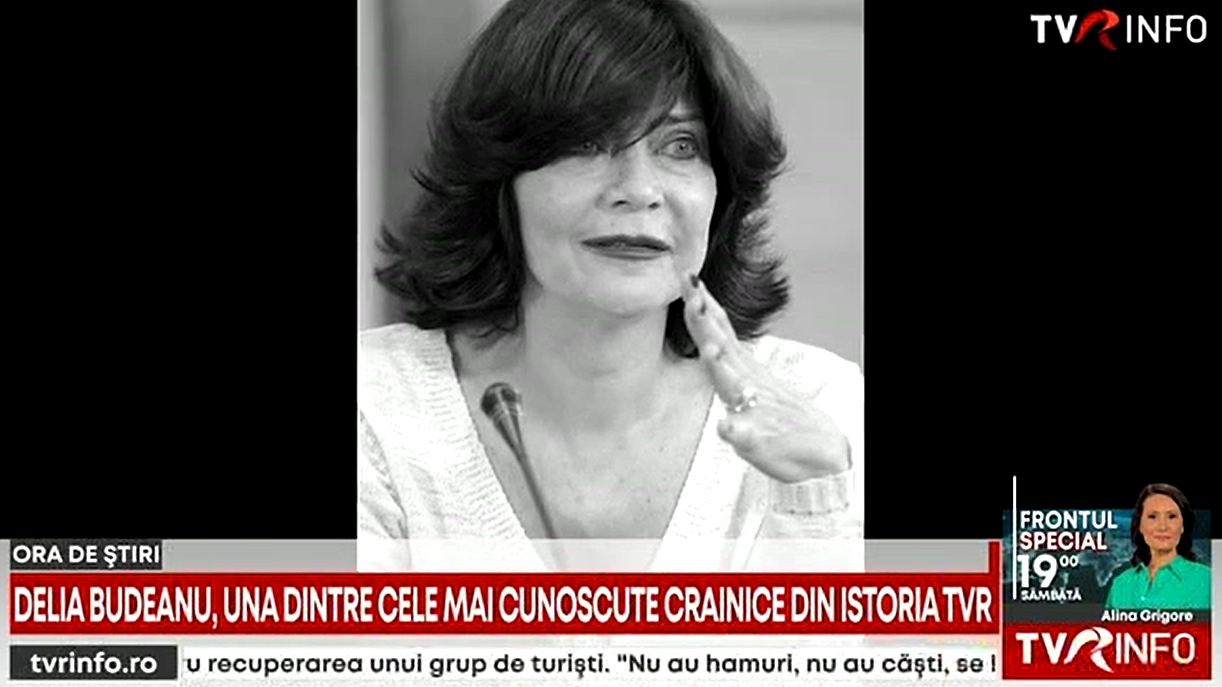Delia Budeanu, un reper în lumea televiziunii. Rămâne lecția unei vieți ...
