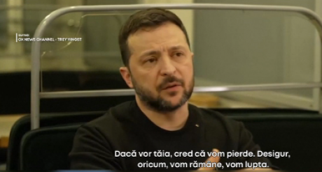 Zelenski: Dacă SUA încetează să mai ajute Ucraina, vom pierde. Orice ar fi, vom rămâne şi vom ...