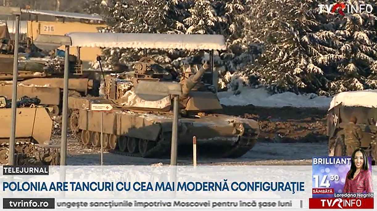 Polonia a primit primul lot de tancuri Abrams cu cea mai modernă ...