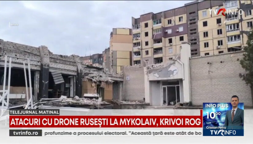 Atacuri cu drone rusești la Mykolaiv și Krivoi Rog, localitatea natală ...