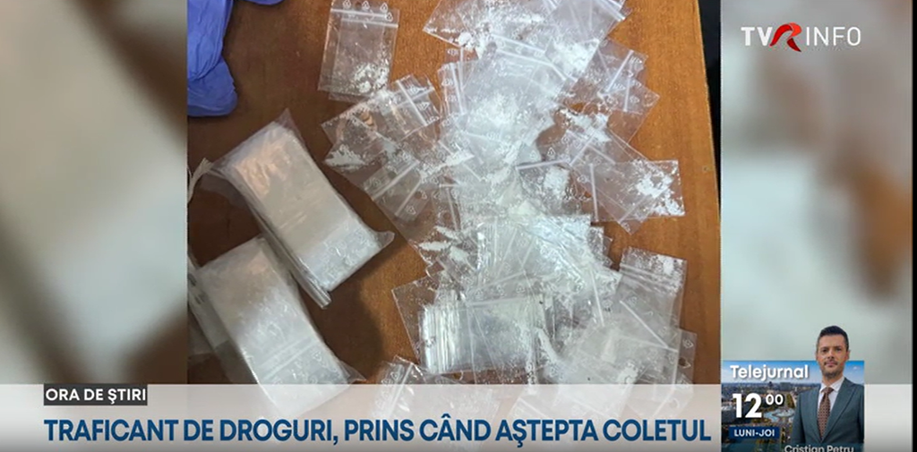 Traficant de droguri, prins când aștepta coletul. El a comandat ...