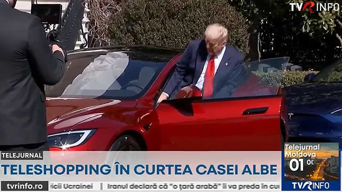 Târg auto în curtea Casei Albe. Deși nu conduce, Trump și-a cumpărat o ...