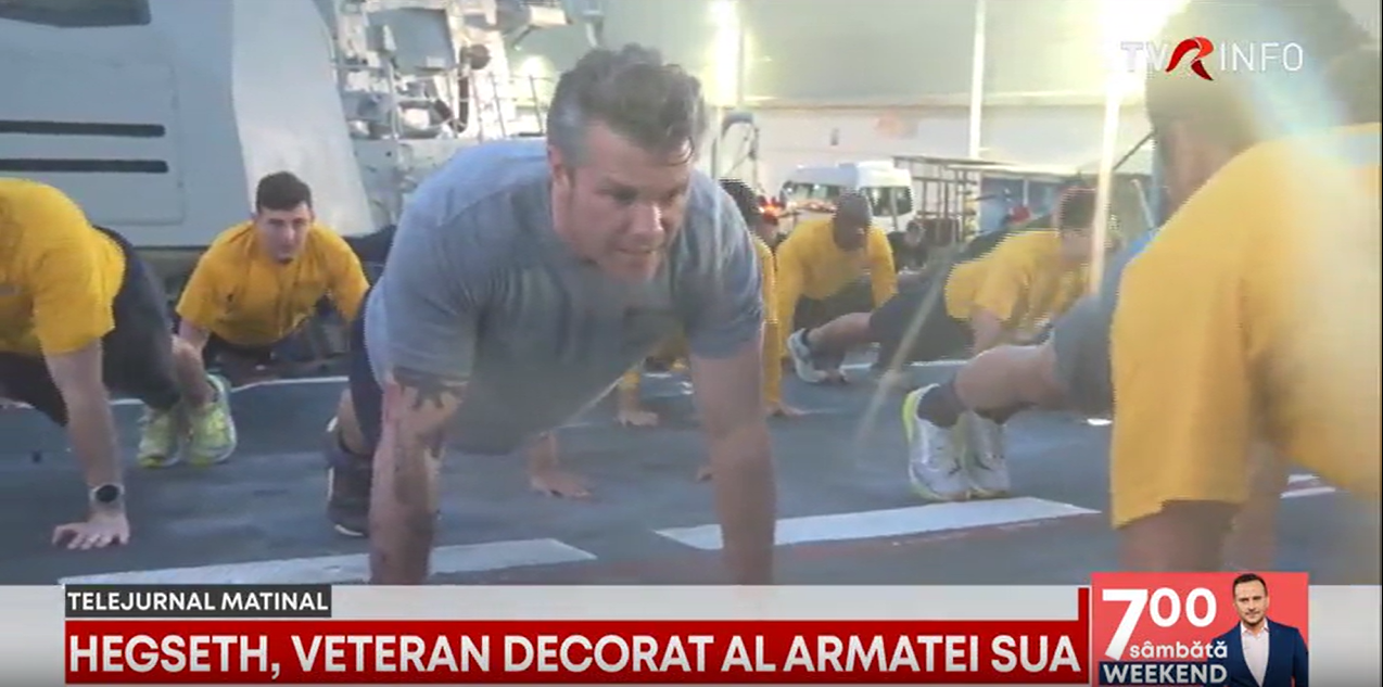 Înviorare cu mesaj politic: Secretarul american al Apărării Pete ...