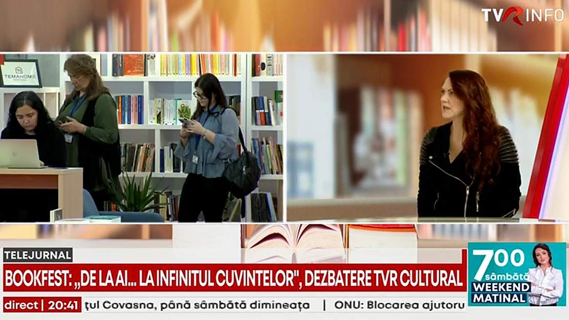 ”De la AI… la infinitul cuvintelor” – Dezbatere TVR Cultural, la ...