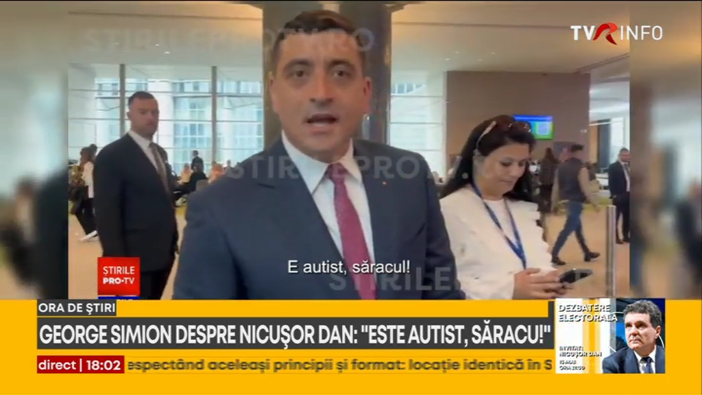 George Simion, despre Nicușor Dan: Este autist, săracu’! Nicușor Dan: Este intolerabil să ...