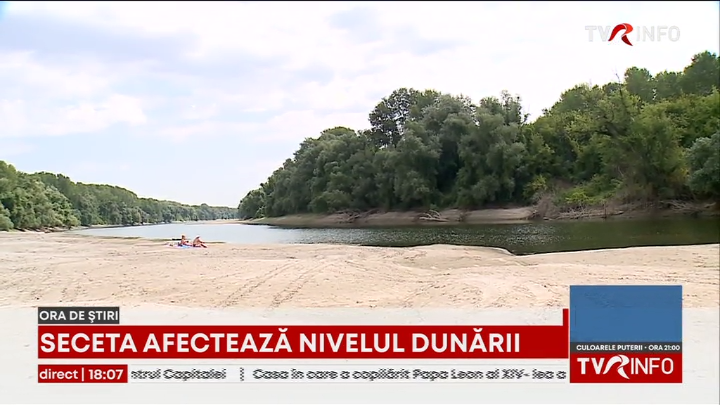 Seceta afectează nivelul Dunării. Cotele fluviului, la mai puţin de ...