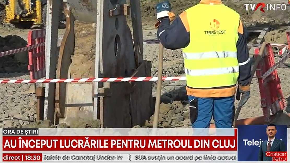 Au început lucrările la metroul din Cluj Napoca. Investiția este de ...