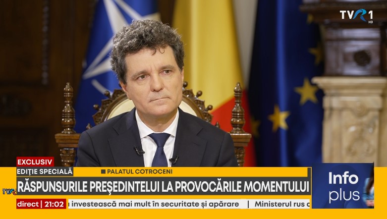 Nicușor Dan, exclusiv la TVR, după ce drone rusești au căzut în Polonia ...