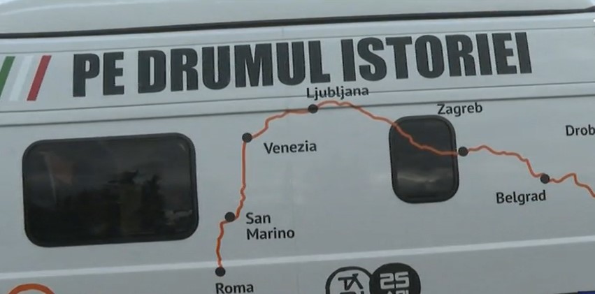 Traseul Via Transilvanica ajunge la Roma. Tibi Ușeriu va amplasa ...