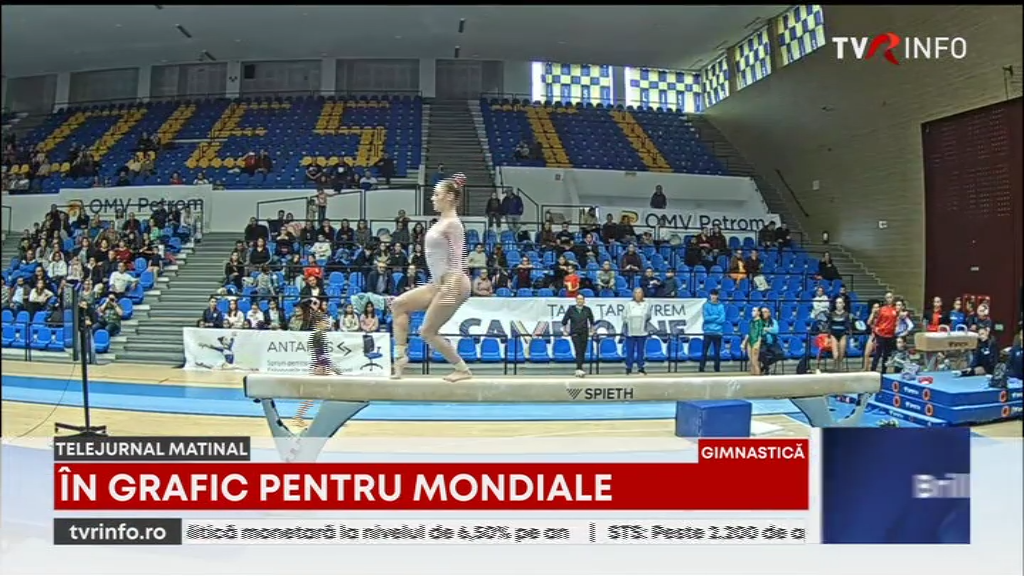 Gimnastele din lotul național fac ultimele antrenamente înainte de a ...